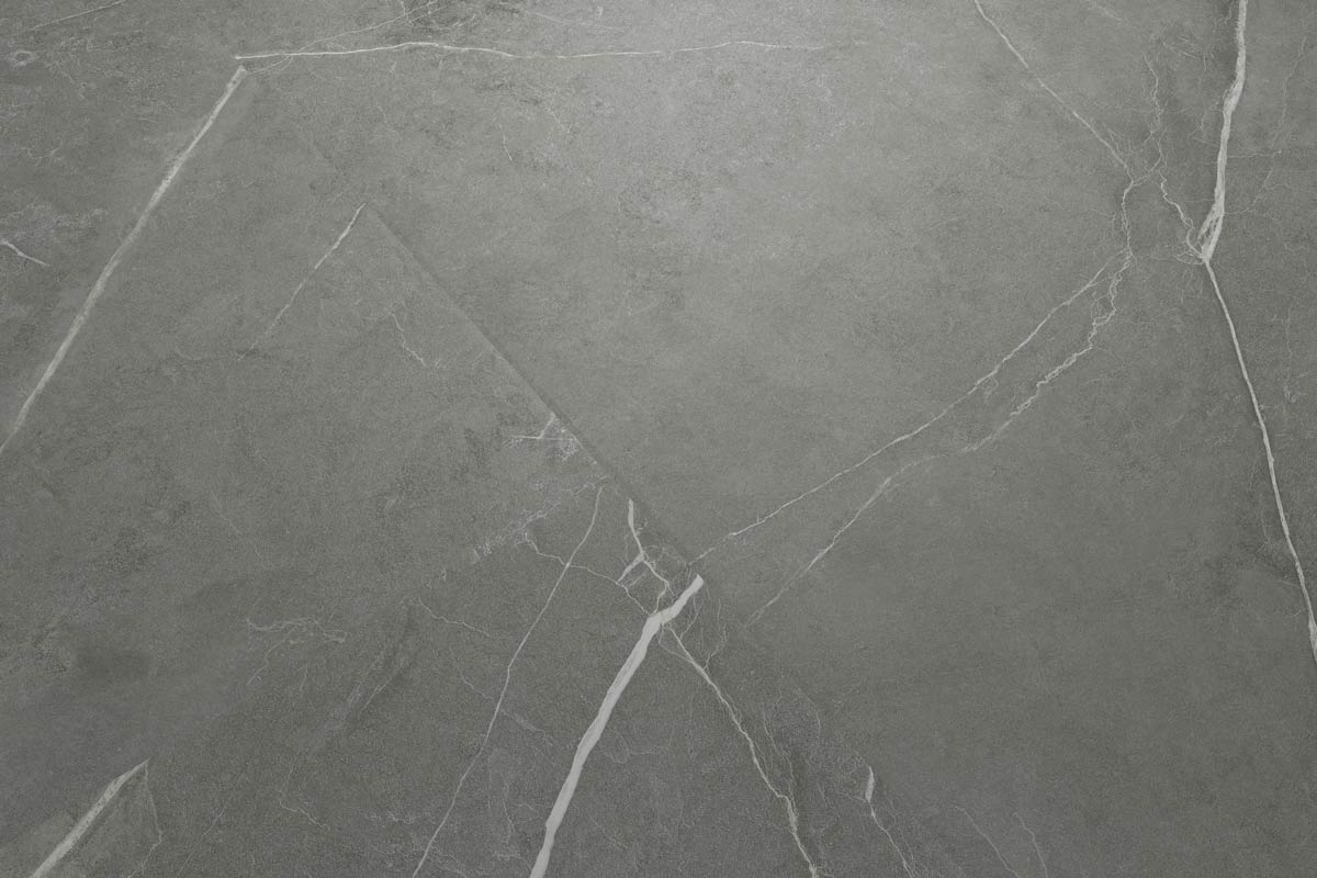Spectra Luxury Rigid Core Click Vinyl Slate Grey Tile Built-In Underla