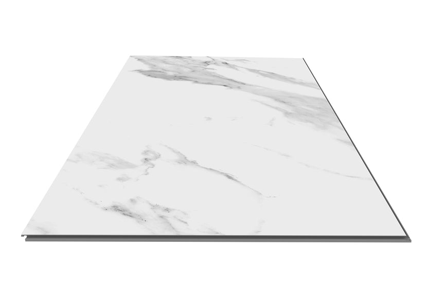 Spectra Luxury Rigid Core Click Vinyl Winter White Tile Built-In Under