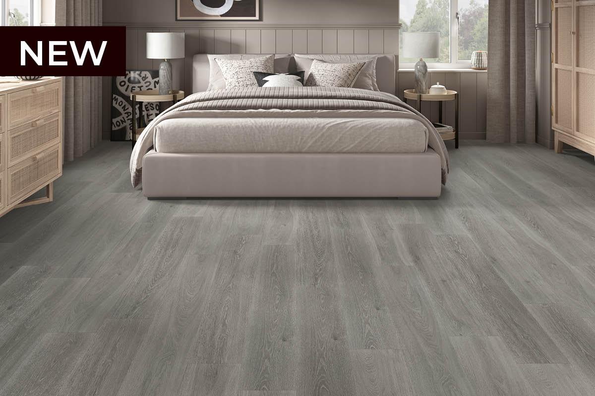 Spectra Luxury Rigid Core Click Vinyl Flooring Pewter Grey Oak Plank ...