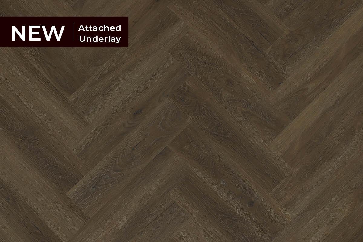 Spectra Luxury Rigid Core Click Vinyl Flooring Rich Chocolate Brown He ...