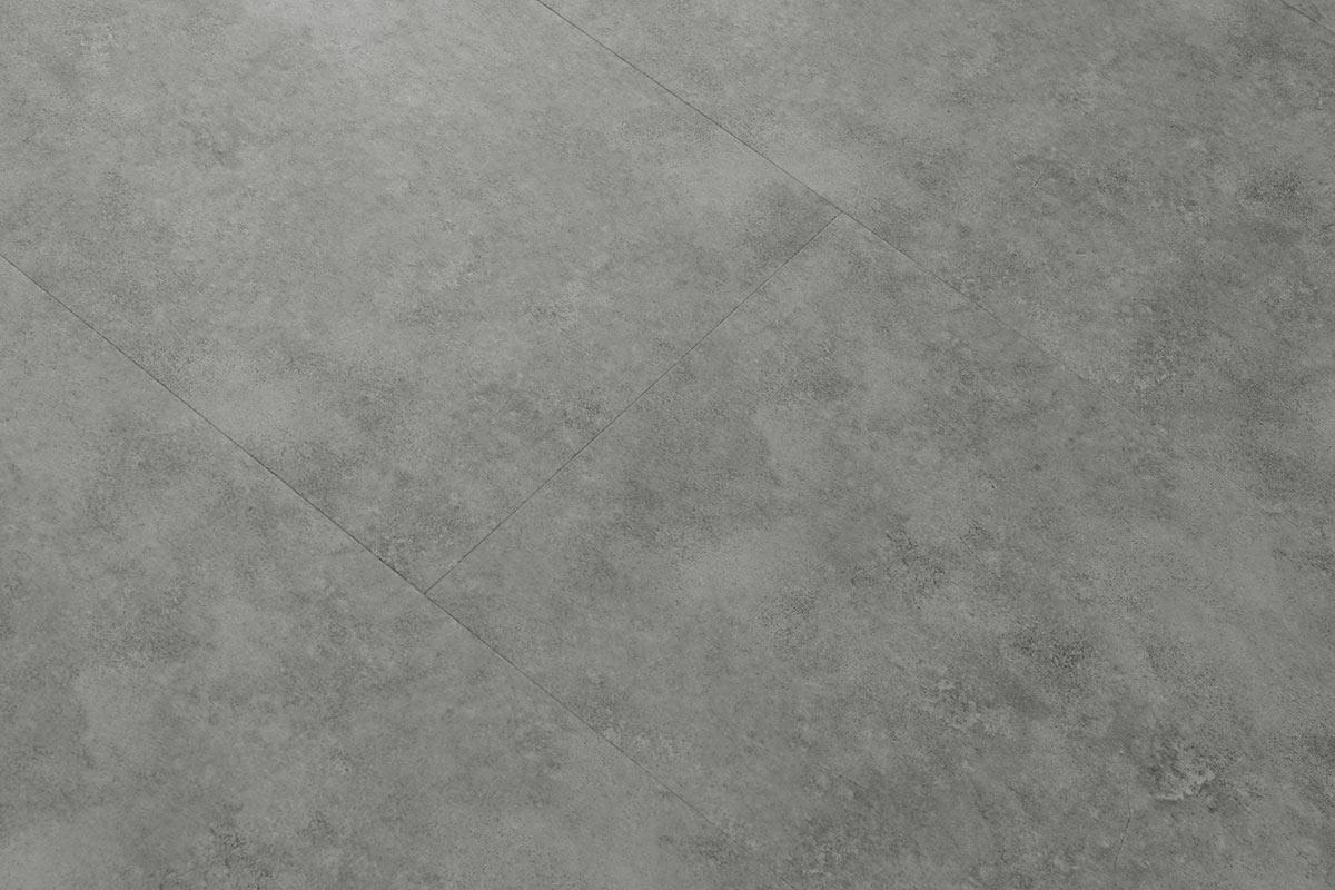 Spectra Luxury Rigid Core Click Vinyl Smoke Grey Tile Built-in Underla